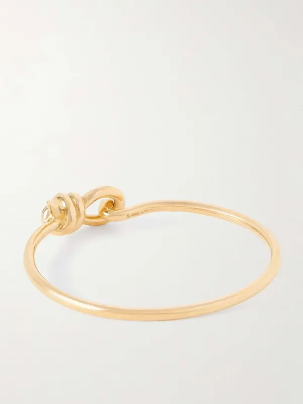 Bottega Veneta Plated Knot Bracelet - Gold