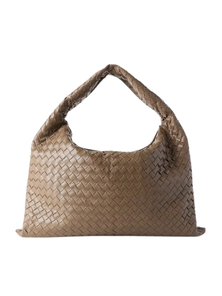 Bottega Veneta Intrecciato Leather Tote - Brown