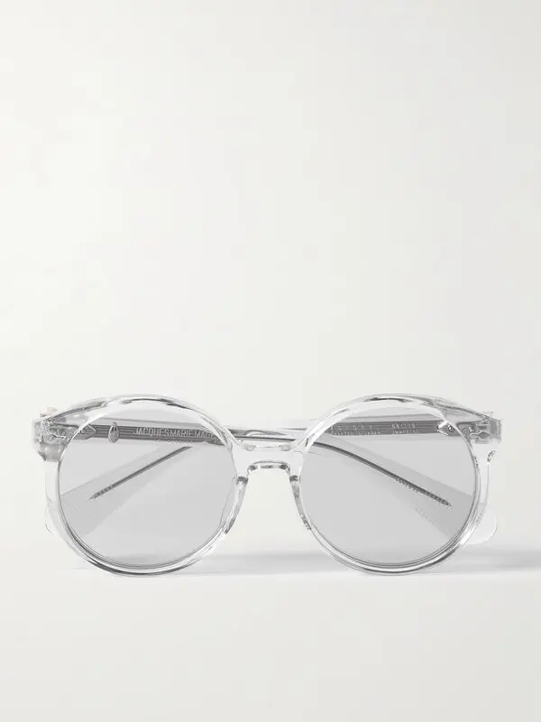 JACQUES MARIE MAGE Round-frame Sunglasses - Neutrals