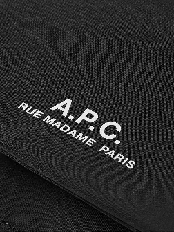 A.p.c. Journal Small Logo-print Recycled-nylon Messenger Bag