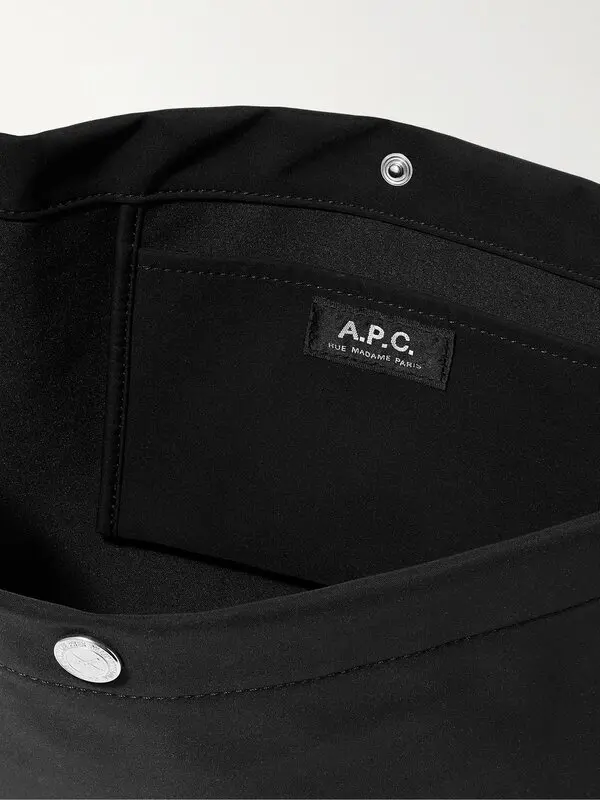A.p.c. Journal Small Logo-print Recycled-nylon Messenger Bag