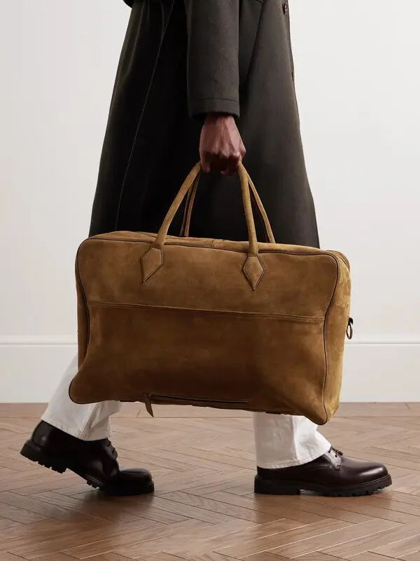 METIER Closer Weekend Suede Holdall - Neutrals