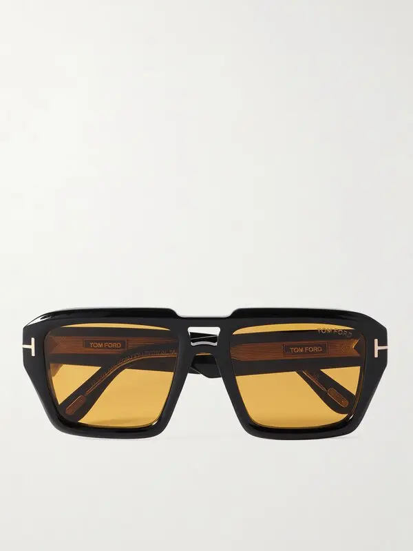 TOM FORD Square-frame Acetate Sunglasses - Black
