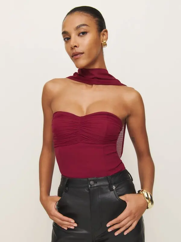 REFORMATION Ezra Knit Top