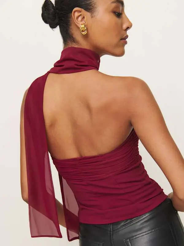 REFORMATION Ezra Knit Top