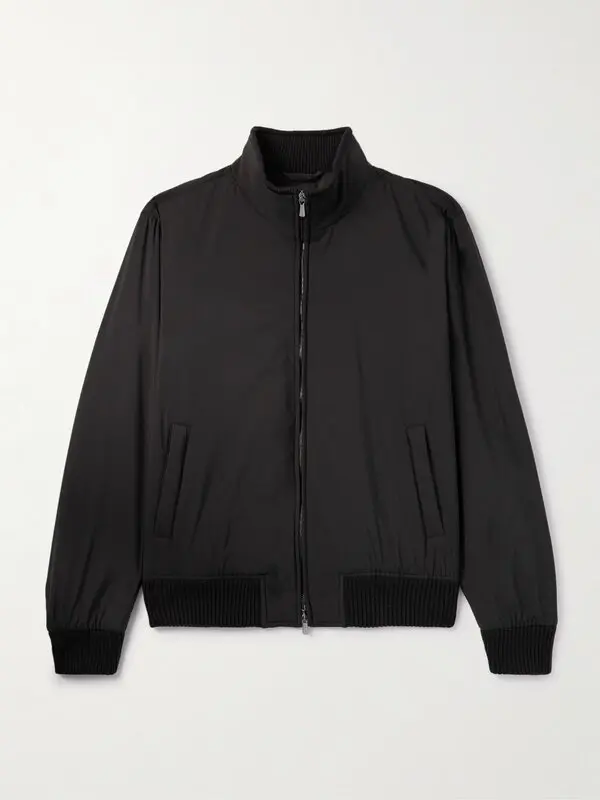 Thom Sweeney Nylon Bomber Jacket