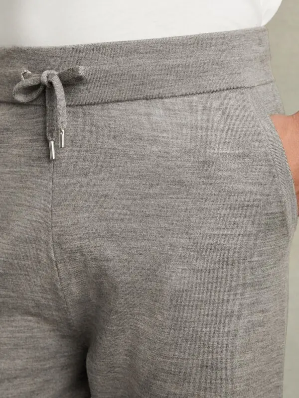 REISS Billings Merino-blend Stretch Joggers