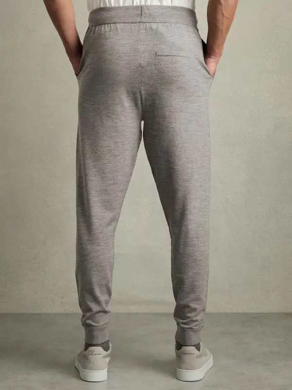 REISS Billings Merino-blend Stretch Joggers