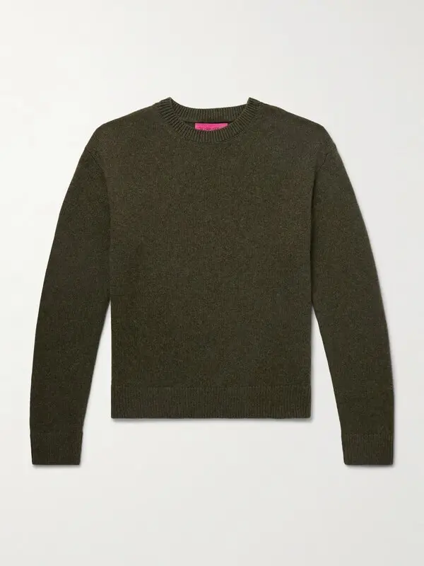 THE ELDER STATESMAN Cashmere Sweater - Green