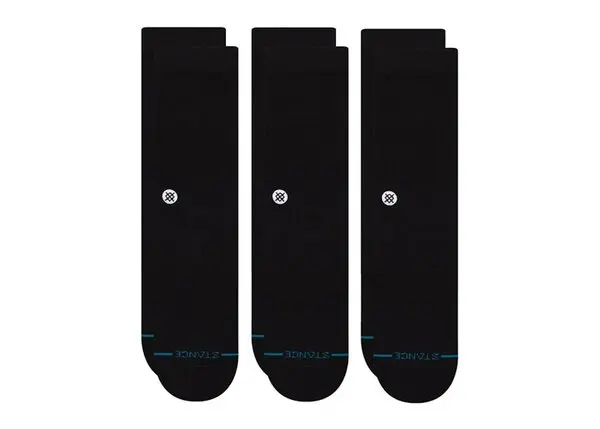Stance Icon Crew Socks - Black