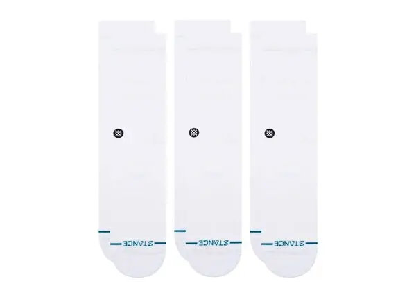 Stance Icon Crew Socks - White