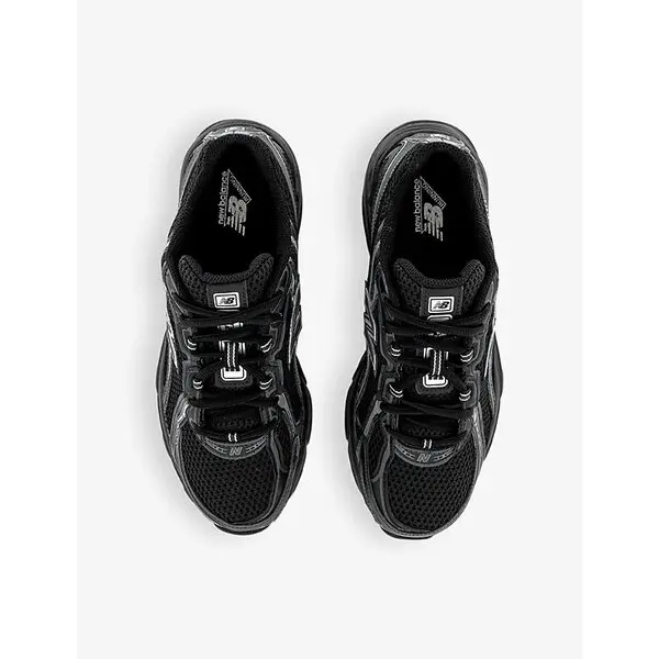 NEW BALANCE 740 V2 Logo-embroidered Low-top Trainers - Black Metallic