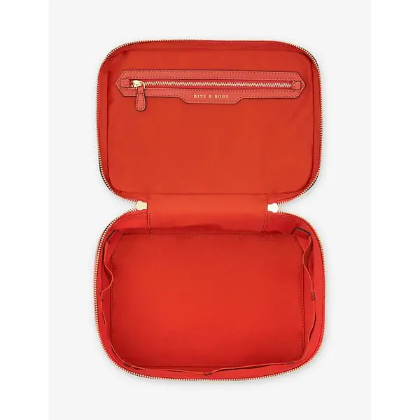 ANYA HINDMARCH Vanity Kit Logo-jacquard Nylon Cosmetics Case
