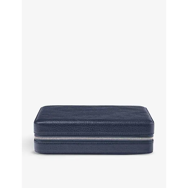 ASPINAL OF LONDON Travel Jewellery Case - Navy