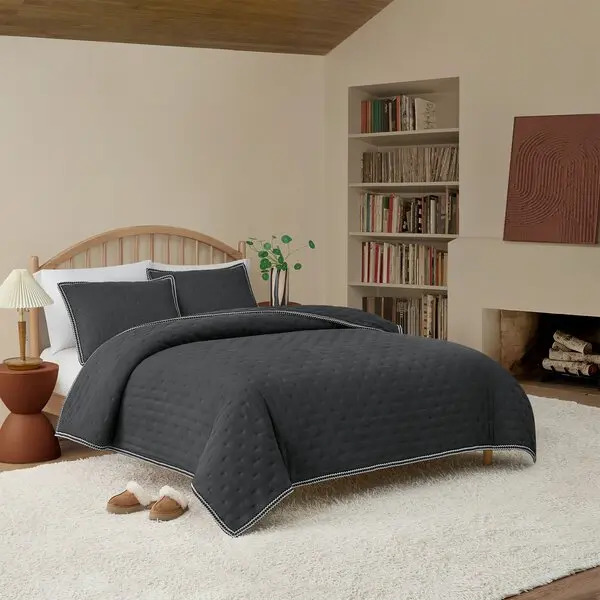 UGG Devon Braid Quilt Set Twinxl - Ink