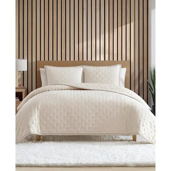 UGG Devon Braid Quilt Set, Full Queen - Birch