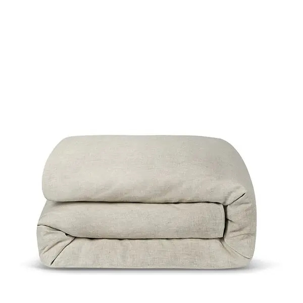 PIGLET IN BED Linen Blend Duvet Cover - Oatmeal