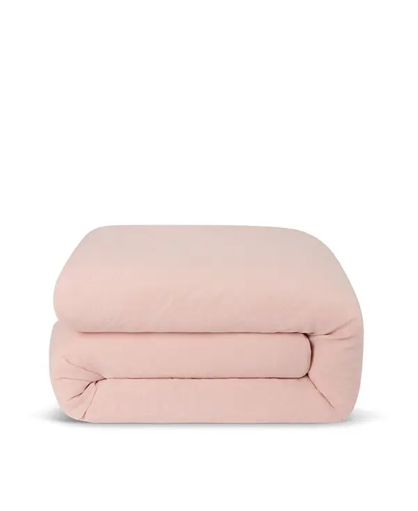 PIGLET IN BED Linen Blend Duvet Cover - Rose