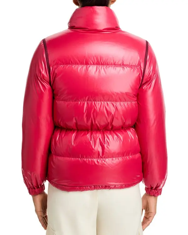Moncler Re/icons Verone Reversible Puffer Jacket - Dark Red