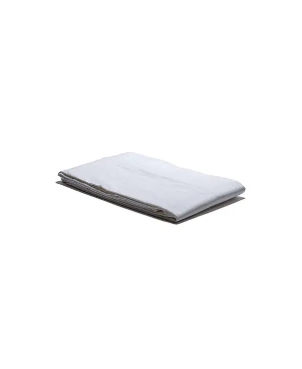 PIGLET IN BED Washed Cotton Percale Fitted Sheet - White