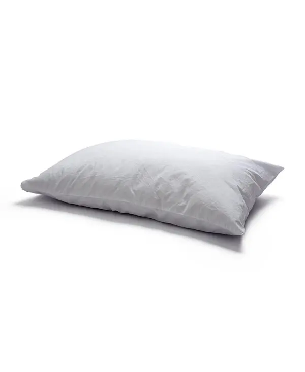 PIGLET IN BED Washed Cotton Percale Pillowcase Pair - White