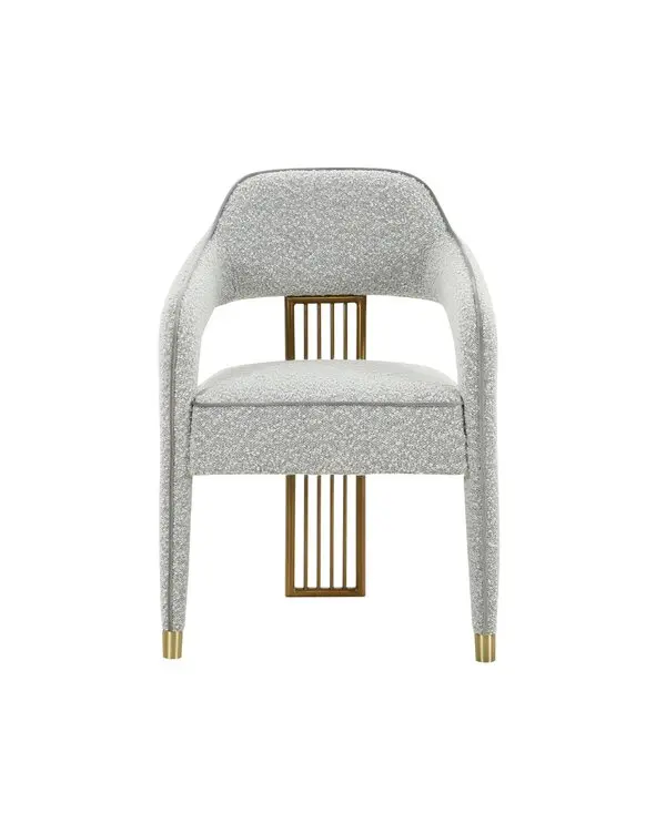 TOV FURNITURE Corralis Performance Dining Chair - Grey