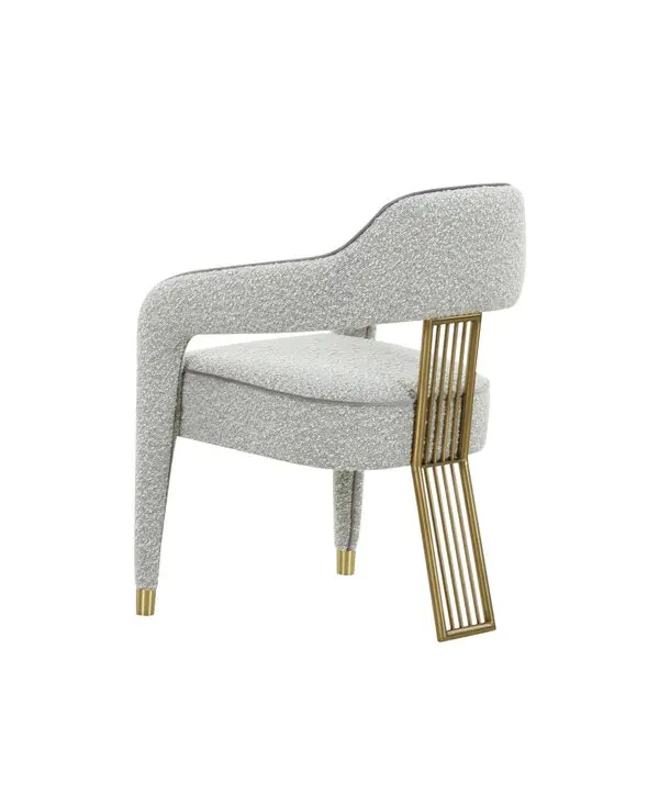 TOV FURNITURE Corralis Performance Dining Chair - Grey