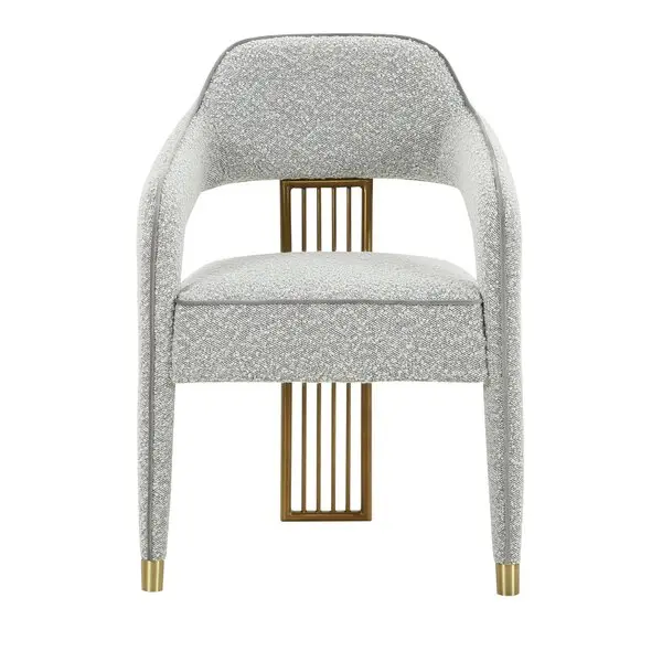 TOV FURNITURE Corralis Performance Dining Chair - Grey