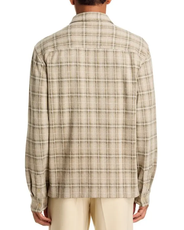 Madewell Houndstooth Long Sleeve Button Down Shirt - Cargo Plaid