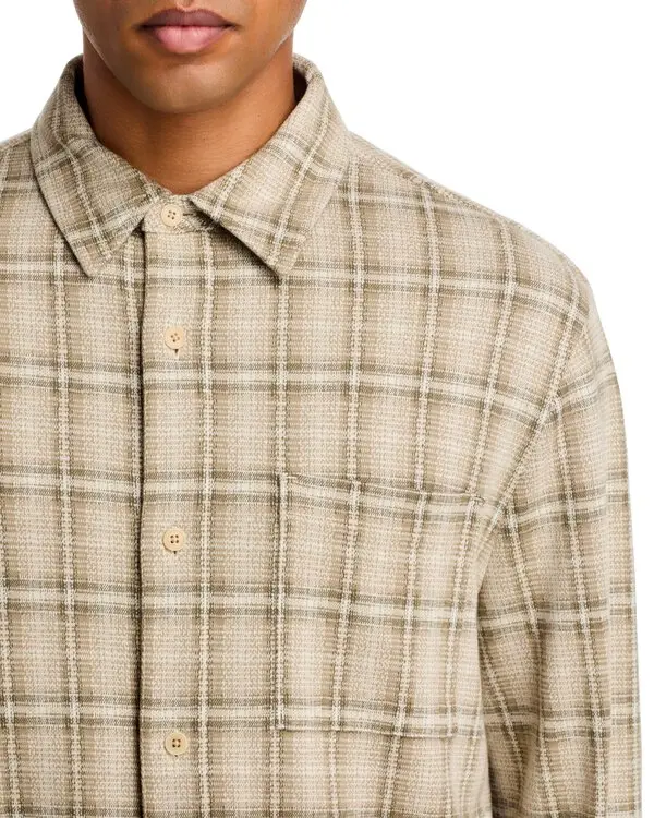 Madewell Houndstooth Long Sleeve Button Down Shirt - Cargo Plaid