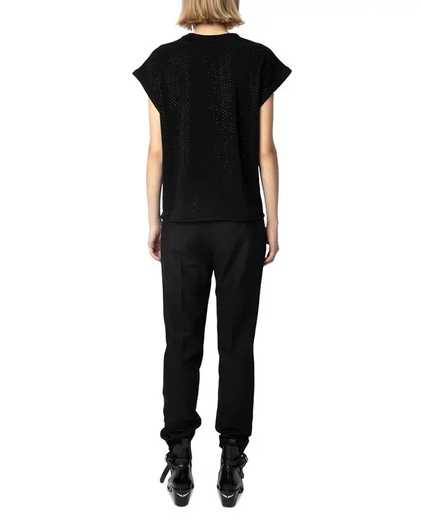 Zadig&Voltaire Cecilia Hc Ao Strass Top