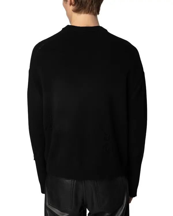 Zadig&Voltaire Marko Wool Crewneck Sweater
