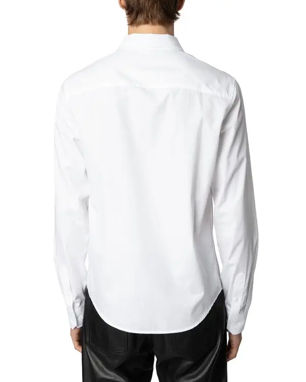 Zadig&Voltaire Sydney Smoking Used Regular Fit Button Down Shirt