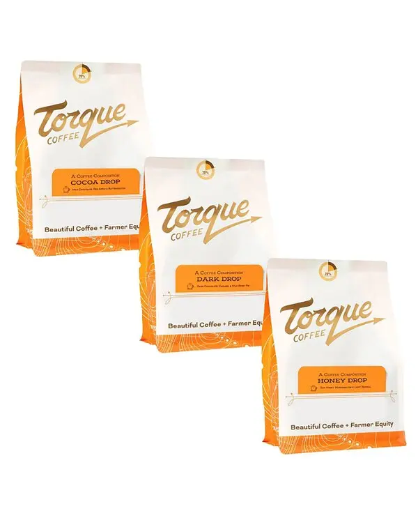 GOCOFFEEGO Torque Espresso Yourself Trio Cocoa, Honey & Dark Drop - Brown