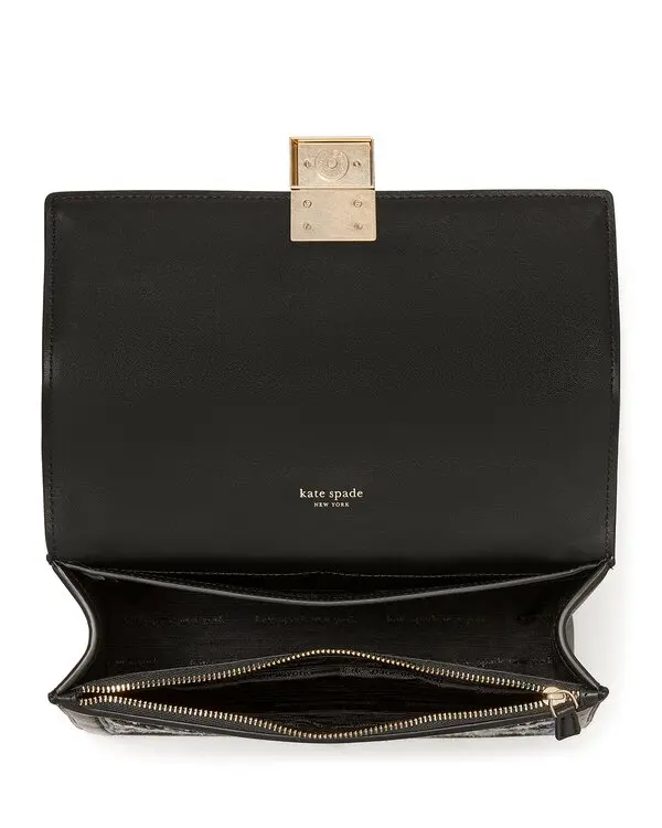 Kate Spade New York Deco Plaid Tweed Chain Shoulder Bag