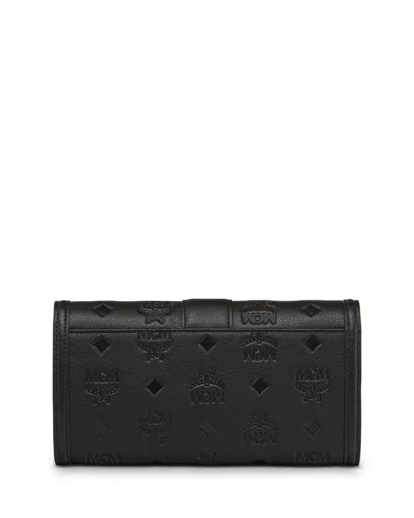 Mcm Tracy Embossed Leather Woc Bag