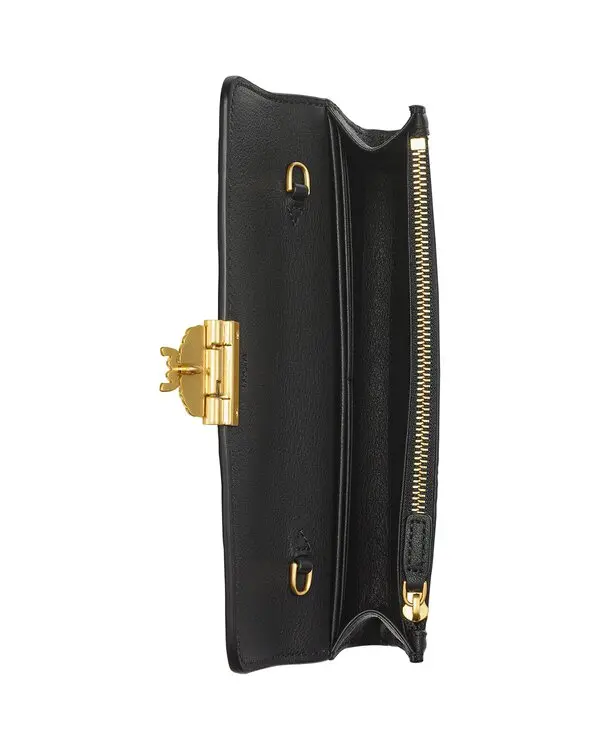 Mcm Tracy Embossed Leather Woc Bag