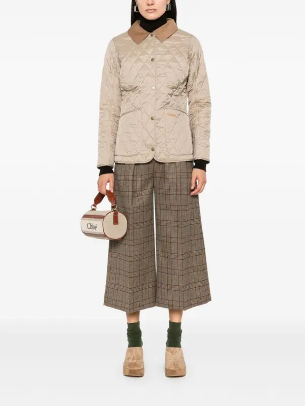 Barbour Quilted Collared Jacket - Brown