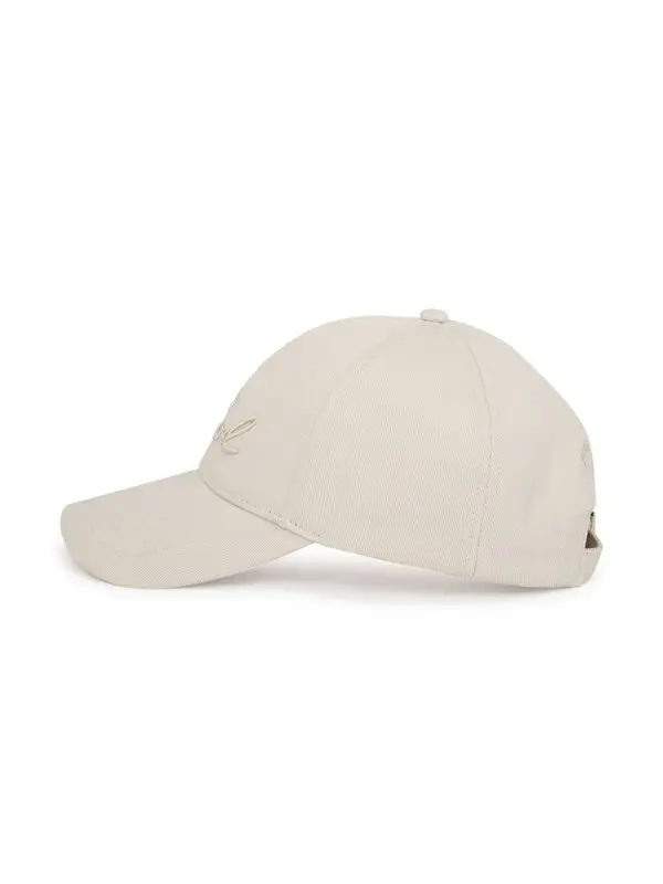 Karl Lagerfeld K/signature Baseball Cap - Neutrals