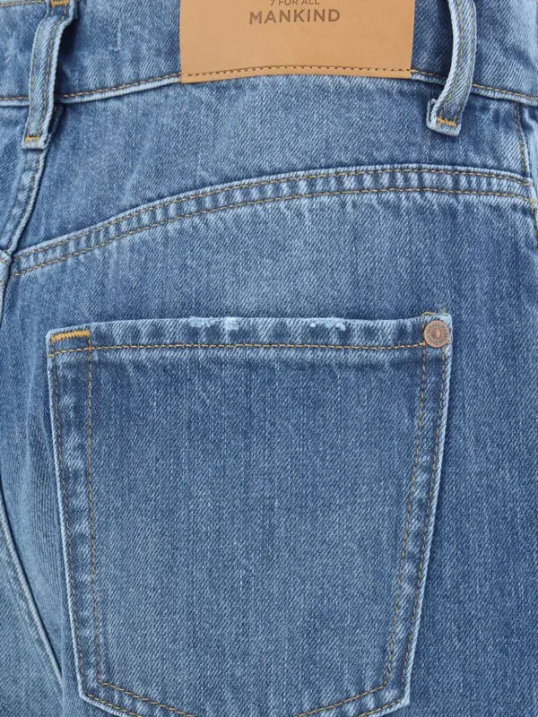 7 For All Mankind Straight-leg Denim Jeans