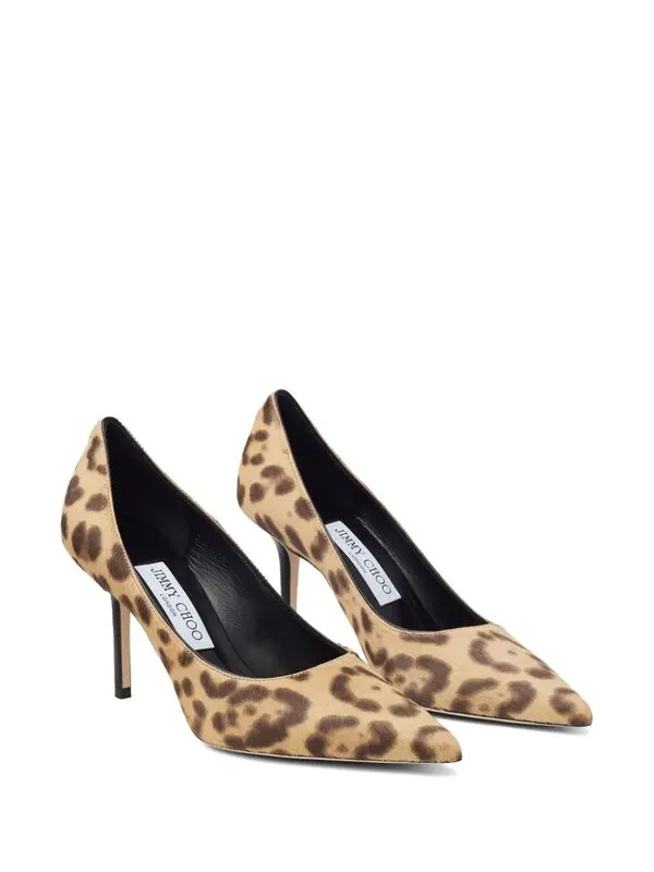 JIMMY CHOO Love 85mm Leopard-print Pumps - Neutrals