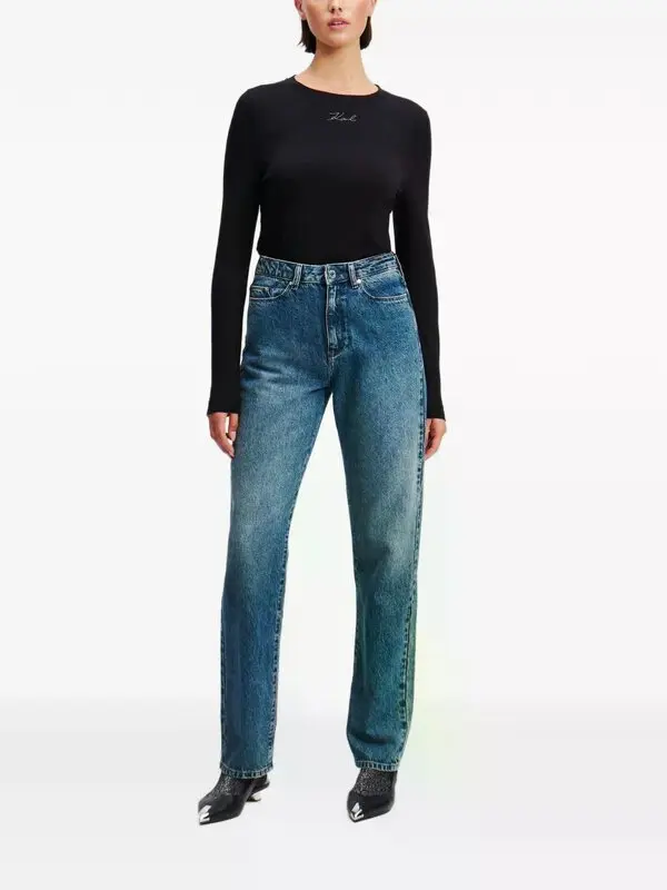 Karl Lagerfeld Straight-leg Jeans - Blue