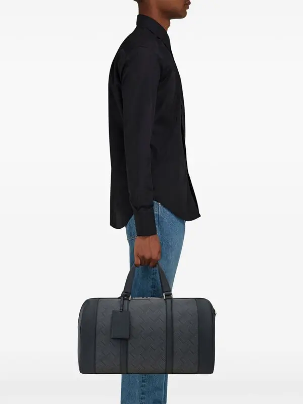FERRAGAMO Monogram Duffle Bag - Grey