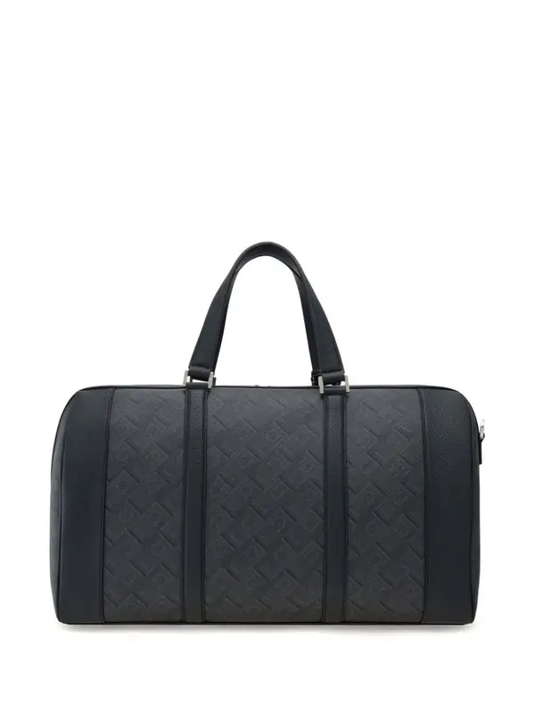 FERRAGAMO Monogram Duffle Bag - Grey
