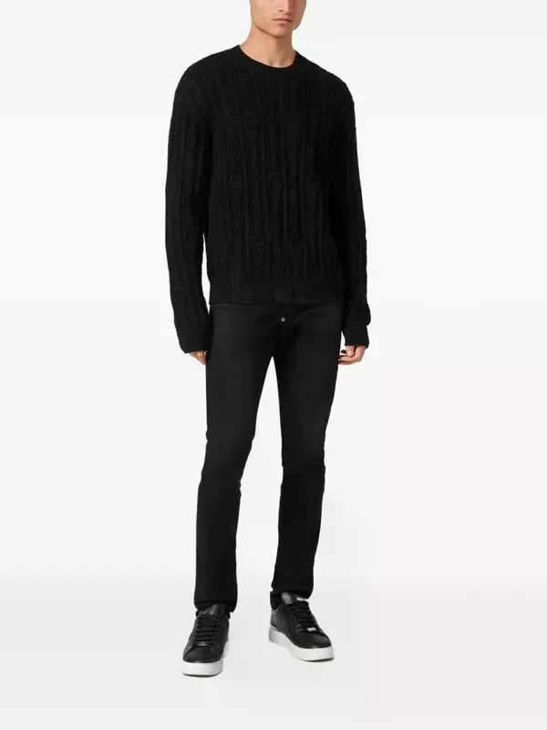 Philipp Plein Logo-embroidered Jumper