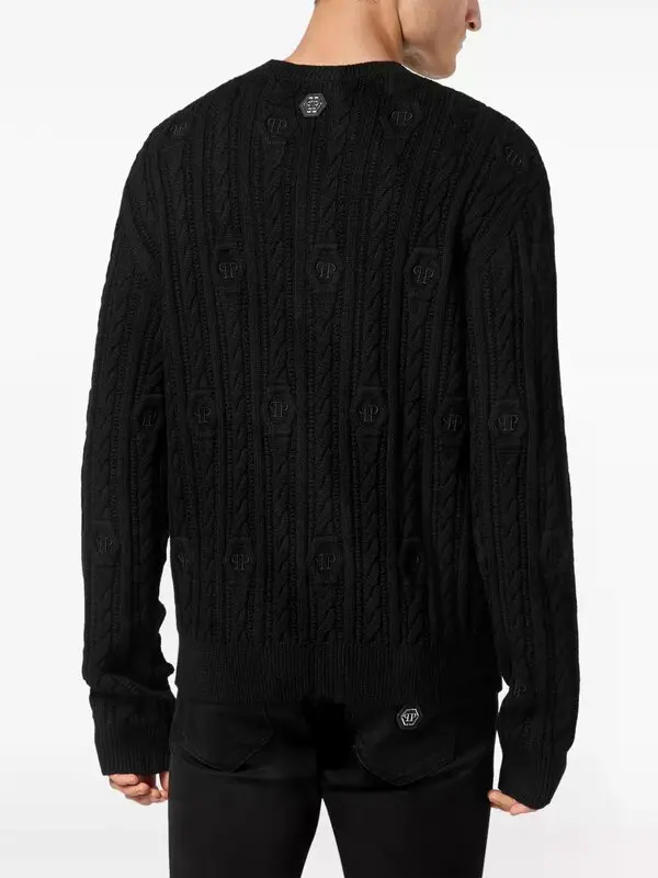 Philipp Plein Logo-embroidered Jumper