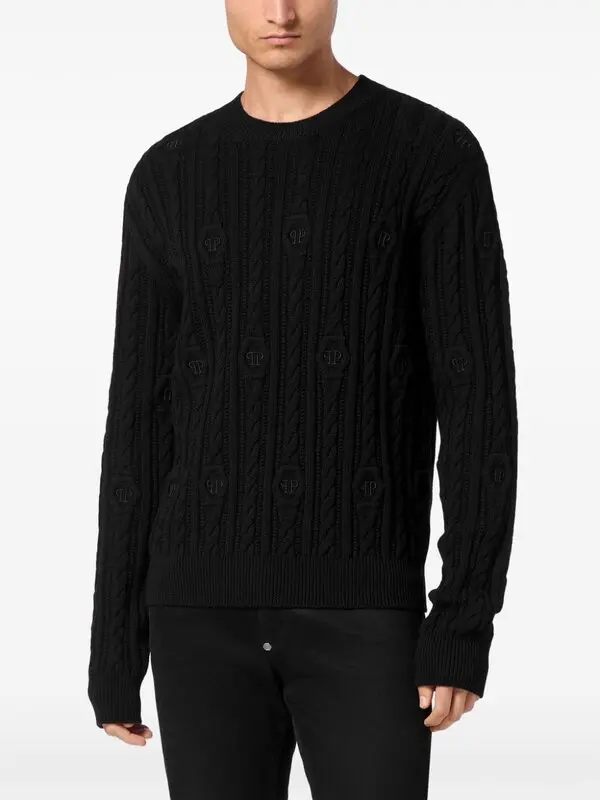 Philipp Plein Logo-embroidered Jumper