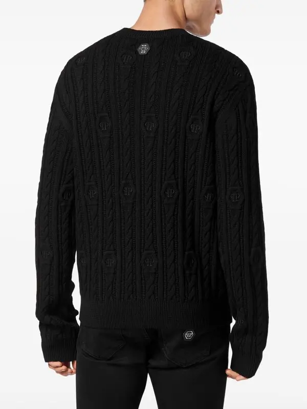 Philipp Plein Logo-embroidered Jumper