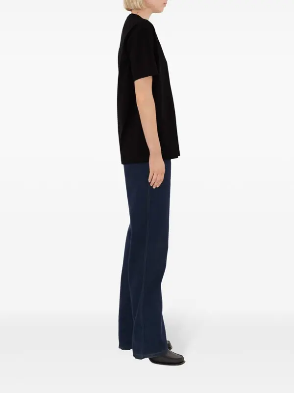 Burberry Check-pocket T-shirt - Black