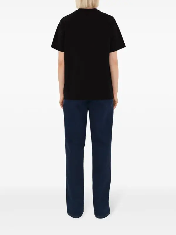 Burberry Check-pocket T-shirt - Black